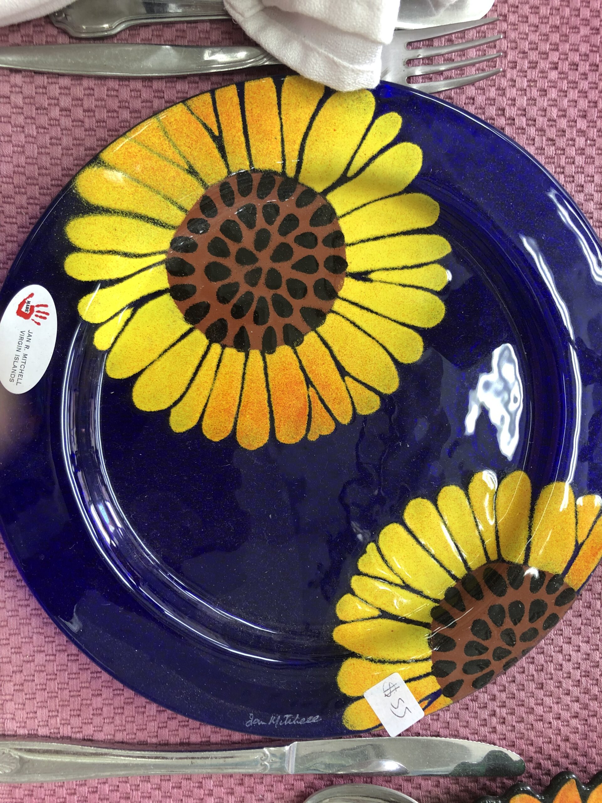 Artist’s Glass Sunflowers Raise Funds for Ukraine | St. Croix Source