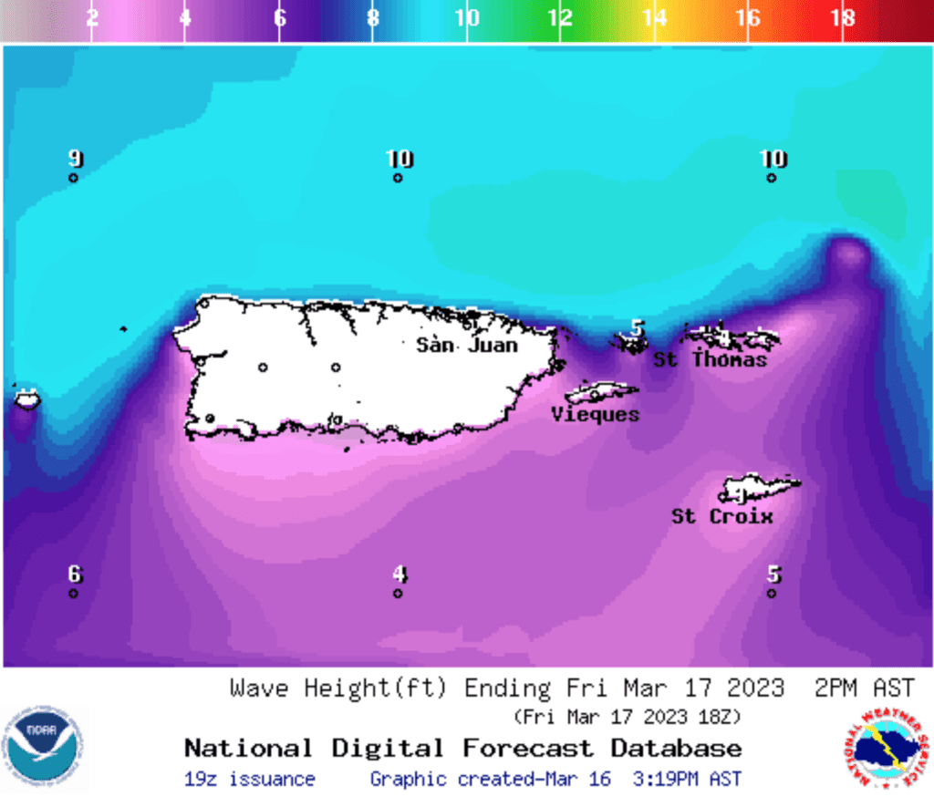 High Seas Are Forecast on Friday and Through the Weekend | St. Croix Source