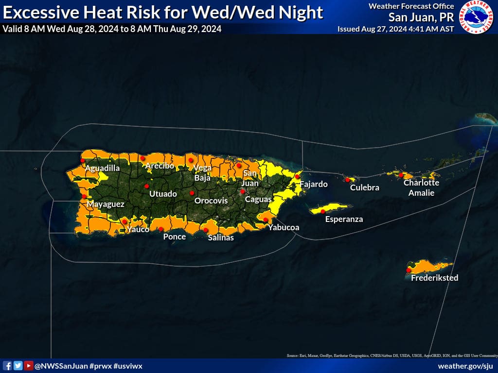Excessive Heat Continues Across USVI; Forecasters Continue to Expect ...