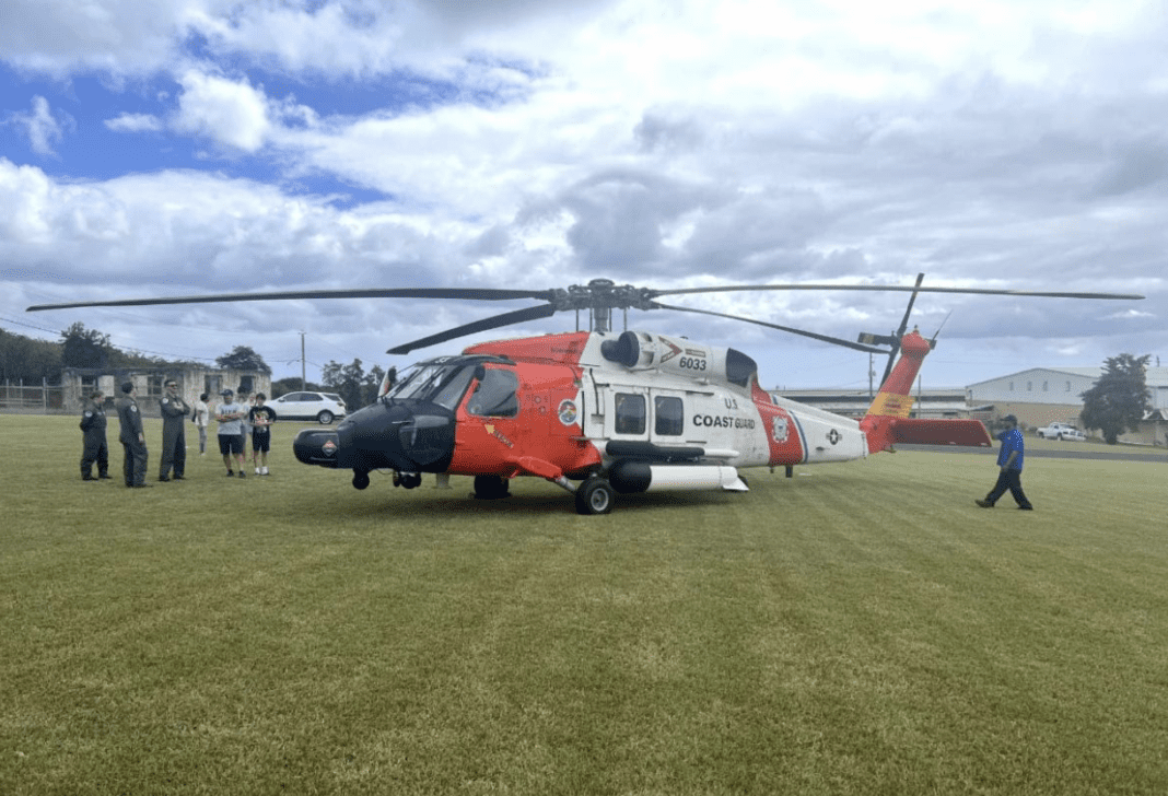 Photo Focus: USCG Helicopter Lands at WDRIP for Changing of the Guard ...