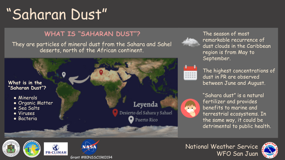 Saharan Dust, Winds, Rough Seas Linger; Rain Possible With Passing ...