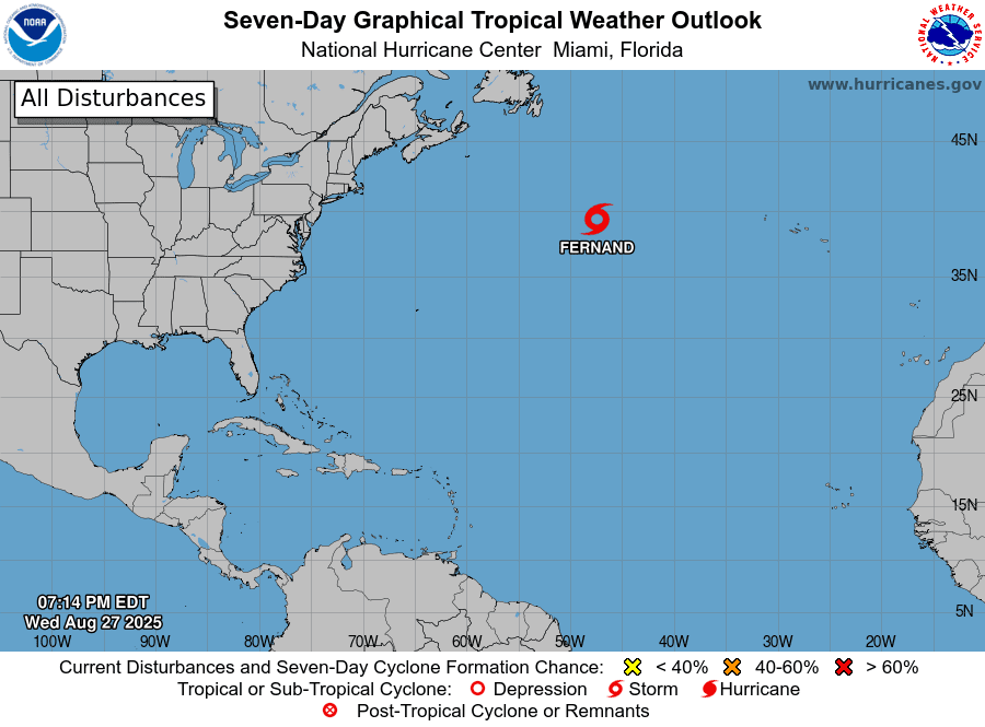 Tropical Outlook: Atlantic Basin Relatively Quiet; Possible September ...
